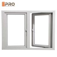 China Hurricane Impact Soundproof Aluminum Casement Windows , Custom Made Double Glazed Windows small casement windows for sale