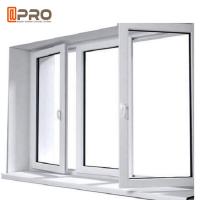 China Water - Proof Aluminium Flush Casement Windows Powder Coating Thickness 1.0-2.0mm modern casement windows for sale