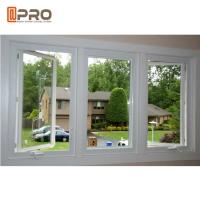 China Double Casement Aluminum Fabrication Windows For House Swing Open Style aluminum storm double casement windows for sale