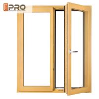 China Tempered Glass Aluminum Casement Windows With Mosquito Net / Modern Architectural Windows modern casement windows for sale
