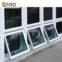 China Double Glazing Aluminum Awning Windows / Top Hung Roof Window ISO9001 aluminum window louver awning Aluminum top hung for sale