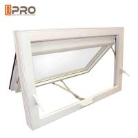 China Sound / Heat Insulation Aluminum Top Hung Window Customized Color awning louver window triple awning window french awnin for sale
