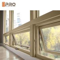 China House Inward Opening Aluminium Awning Windows Double Tempered Clear Glazing side hung window bottom hung window for sale