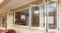 China Reflective Aluminum Glass Sliding Window / Horizontal Bifold Windows bi-fold aluminum door bi-folding windows for for sale
