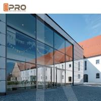 China Exterior Structural Insulated Glass Curtain Wall Double Glazed Window for sale