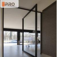 China Energy Efficient Aluminum Pivot Doors Swing Open Style With Tempered Glass Glass Door Pivot Hinge door pivot hinge for sale