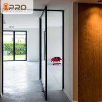 China Energy Efficient Aluminum Pivot Doors Swing Open Style With Tempered Glass Glass Door Pivot Hinge door pivot hinge for sale