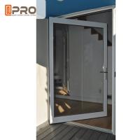 China Unique Villa Front Glass Entry Doors / Single Pivot Patio Doors front door pivot door aluminum pivot front door center for sale
