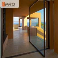 China Energy Efficient Aluminum Pivot Doors Swing Open Style With Tempered Glass Glass Door Pivot Hinge door pivot hinge for sale