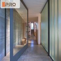 China Outward Opening Entry Pivot Doors Thermal Insulated Aluminum Frame modern pivot door Pivot front door for sale