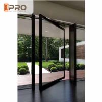 China Outward Opening Entry Pivot Doors Thermal Insulated Aluminum Frame modern pivot door Pivot front door for sale