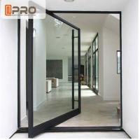 China Standard Aluminum Profile Residential Entry Doors / Front Pivot Entrance Doors center pivot door entrance pivot door for sale