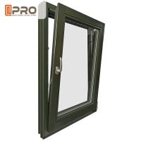 China Low - E Glass Tilt And Turn Aluminium Windows With Hardware Energy Saving for sale