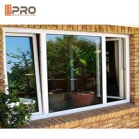 China Low - E Glass Tilt And Turn Aluminium Windows With Hardware Energy Saving for sale