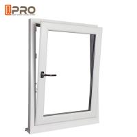 China Horizontal Opening Pattern Tilt And Turn Aluminium Windows , Wooden Double Glazed Window for sale