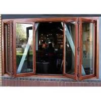 China RAL Color Aluminum Bifold Windows Soundproof Aluminum Security folding window screen window glass folding folding wind for sale