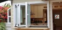 China aluminum framed double glazed High Quality Aluminum Glass Bifold Window folding vertical folding window folding sliding for sale
