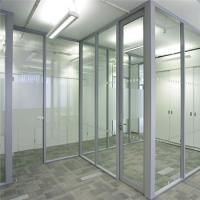 China Interior Smart Office Room Partition Glass Wall Fire - Resistant Self - Cleaning for sale
