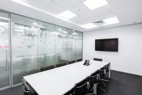 China Modern Office Space Partitions / Building Aluminium Frame Free Standing Office Partitions for sale