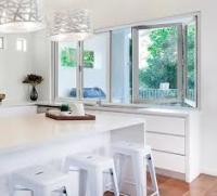 China Residential Aluminum Bifold Windows With Black Or Customized Color Heat Insulating bi-fold window sliding folding window for sale