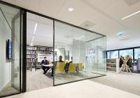 China Sturdy Clear Or Frosted Modern Office Partitions Easy Installation for sale