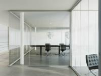 China Aluminum Frame Tempered Glass Modern Office Partitions / Office Room Dividers Partitions for sale