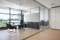 China Soundproof Office Glass Partition Walls Aluminum Frame Environment - Friendly for sale