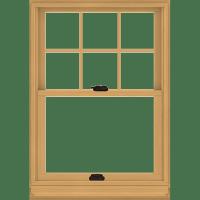 China American Style Aluminum Double Hung Sash Windows Retractable / Invisible Fly Screen for sale