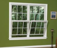 China Custom Vertical Double Glazed Aluminum Sash Windows Tilt And Slide for sale