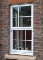China ISO Single Double Hung Window High Security Aluminium Double Glazed Sash Windows In Ventilation Control for sale