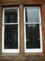 China Double Glazing Aluminum Sash Windows Electrophoresis Surface Treatment for sale