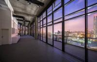 China Custom Modern Office Partitions / Sound Proof Double Glazed Partition Wall With Blinds for sale