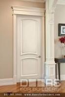 China Simple Plywood Flush Panel Wooden MDF Interior Doors For Hotel Break Resistance for sale