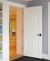 China Wooden Frosted Glass HDF MDF PVC Toilet Bathroom Door Moisture Proofing for sale