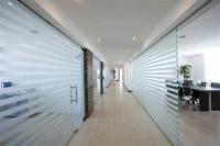 China ISO Modern Half Height Glass Cubicle Dividers  , Boss Office Partition Wall for sale