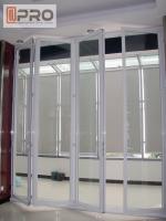 China Morden Aluminum Double Glazed Folding Exterior Doors For Apartment for sale