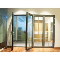 China Waterproof Bifold Aluminum Folding Doors Environmental Durable Design custom folding door bi fold shower door for sale