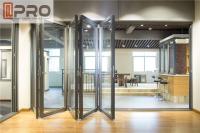 China Heat Insulation Aluminum Folding Doors Customized Color 2.0MM Door Frame Bi folding exterior doors aluminium folding doo for sale