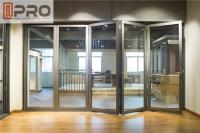 China Heat Insulation Aluminum Folding Doors Customized Color 2.0MM Door Frame Bi folding exterior doors aluminium folding doo for sale