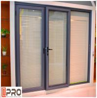China Insulated Glass Accordion Aluminum Sliding Folding Door For Exterior Balcony glass partition folding door wooden folding for sale