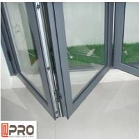 China Energy Saving Aluminum Folding Doors High Temperature Resistant Color Optional for sale