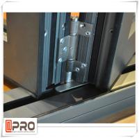 China Modern Design Aluminium Folding Stacking Doors For Residential House Vertical bifold door double glazed bifold door for sale