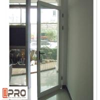 China Commercial Aluminum Hinges Swing Door Surface Finished Sound Insulation aluminium louver hinged door hinges for door for sale