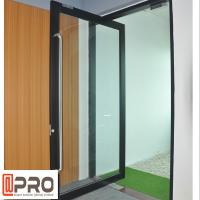 China Patio Single Panel Aluminium Casement Hinged Glass Door Customized Profile Color door aluminum hinge COMPOSITE DOOR for sale