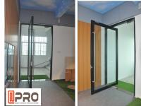 China Aluminum Alloy Bifold Hinged Door Swing Open Way Dust Resistance frame glass door hinge frame door hinge for sale