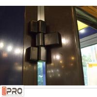 China Aluminum Alloy Bifold Hinged Door Swing Open Way Dust Resistance frame glass door hinge frame door hinge for sale
