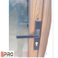China Aluminum Alloy Bifold Hinged Door Swing Open Way Dust Resistance frame glass door hinge frame door hinge for sale