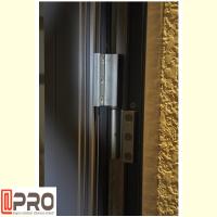 China Long Life Span Tempered Glass Door , Double Swing Modern Aluminium Doors hinges types exterior hinges for sale