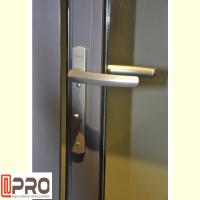 China Interior Decorative Aluminum Alloy Hinged Single Doors Inside With Glass Inserts For Small Spaces stainless steel glass for sale