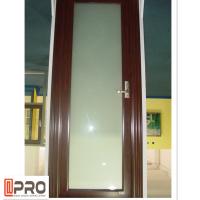 China Commercial Aluminum Hinges Swing Door Surface Finished Sound Insulation aluminium louver hinged door hinges for door for sale